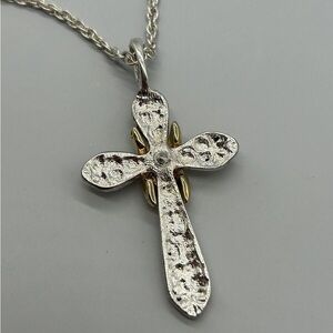 Premier Designs | Jewelry | Vintage Premiere Designs Silver Tone Cross ...